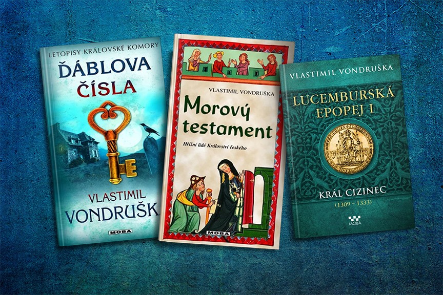 Historické romány Vlastimila Vondrušky | Knihkupectví Luxor